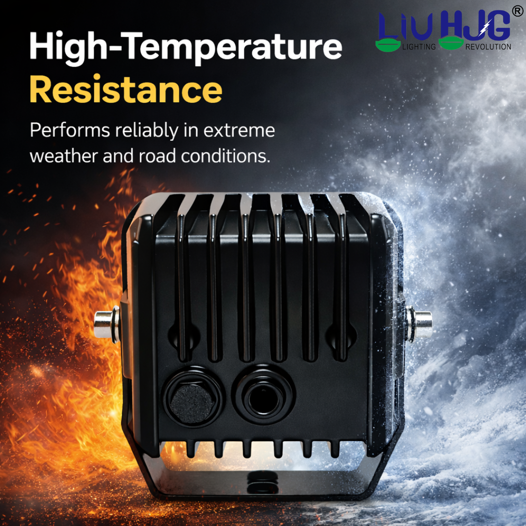 LIU HJG 4 LED Super Bright Fog Light Waterproof & Dustproof 72 Watts 1