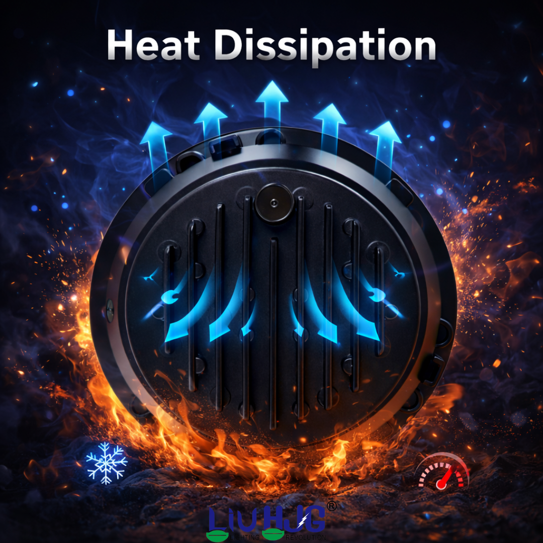 LIU HJG 7 Inch DRL LED Headlight Bulb High Brightness Waterproof & Dus